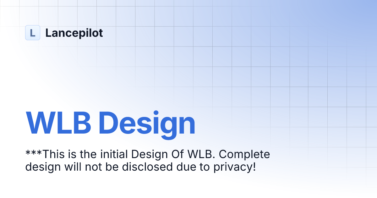 WLB Design | Lancepilot